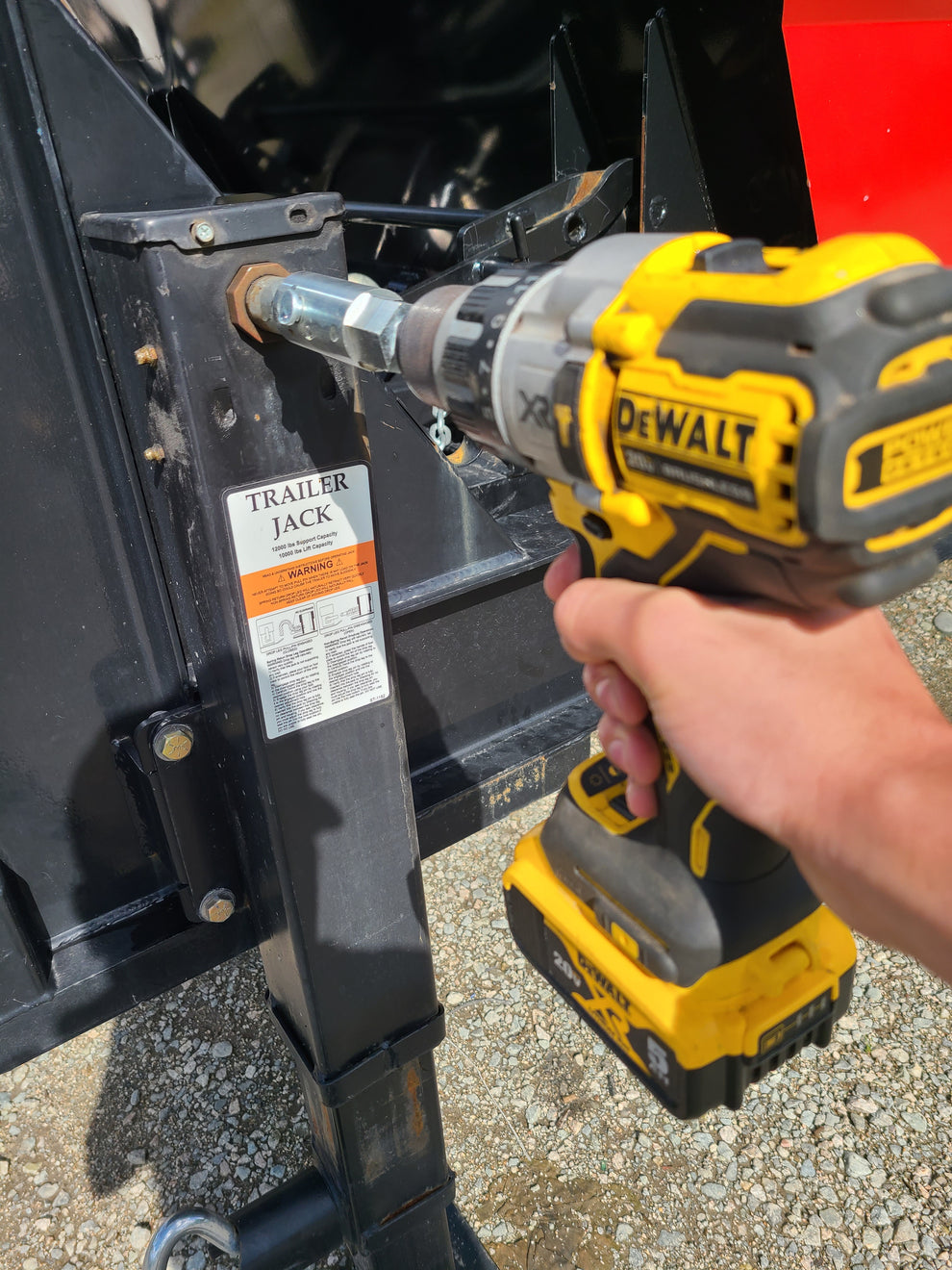 Jack and Drill - Drill To Trailer Jack Adapter – NighCo