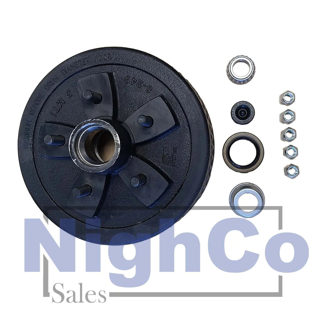 Dexter Hub Drum 3,500lbs 5 On 5inch Bolt Pattern Kit – NighCo